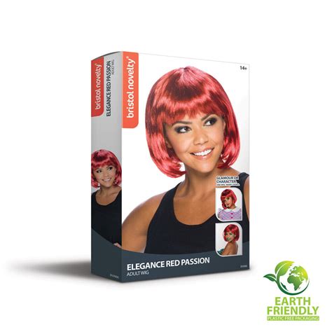 Red Bob Wig Character Wig Short Red Wig