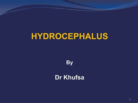 Hydrocephalus Disease Pptx Brain And Nervous System Disorders