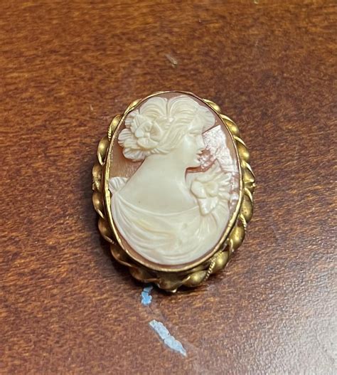 Stamp On Cameo F20d12k R Jewelry