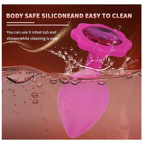 Silicone Anal Trainer Plugs With Jewel Pink Sexpressions Jamaica