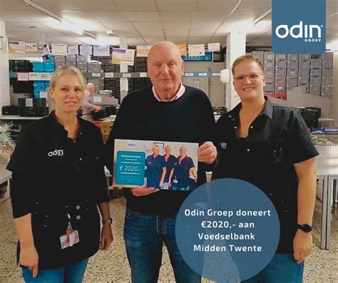Odin Groep Doneert Een Bedrag Van €2020 Aan Odin Groep