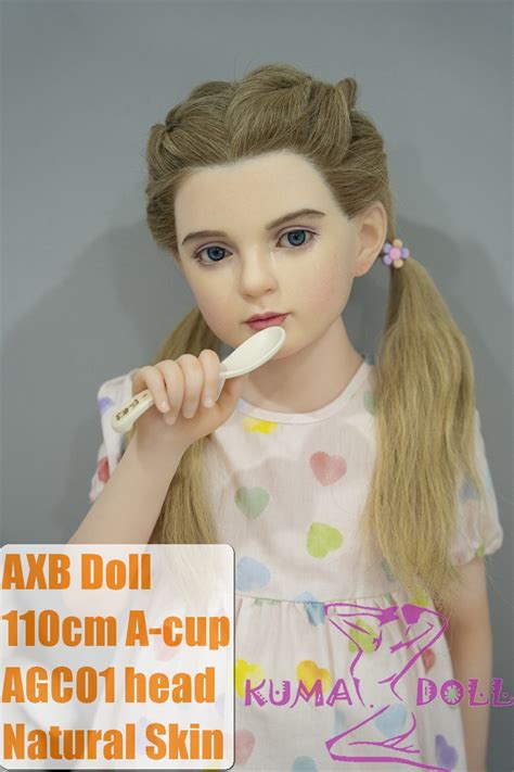 Axb Doll110cm3ft6 A Cup With Head Agc01 With Realistic Body Makeup