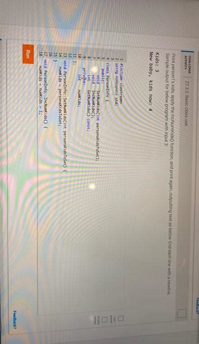 Solved Challenge Activity 2732 Basic Class Use Print