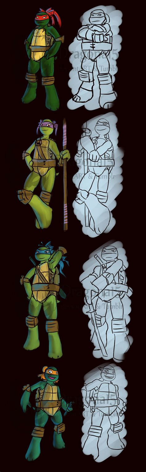 Tmnt Rule 63 By Dragona15 On Deviantart