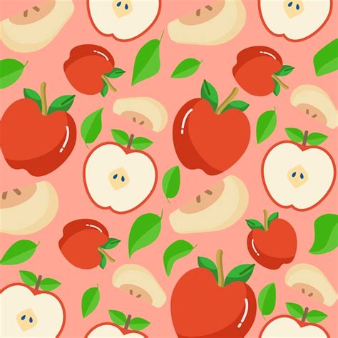 Premium Photo Fruity Collage With Red Apples