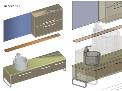 Muebles De Baño Archweb Dwg