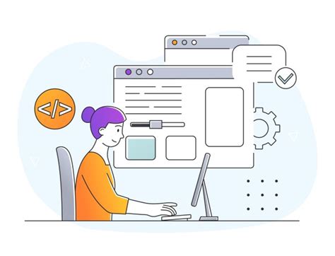 Development And Programming Code Royalty Free Vector Image