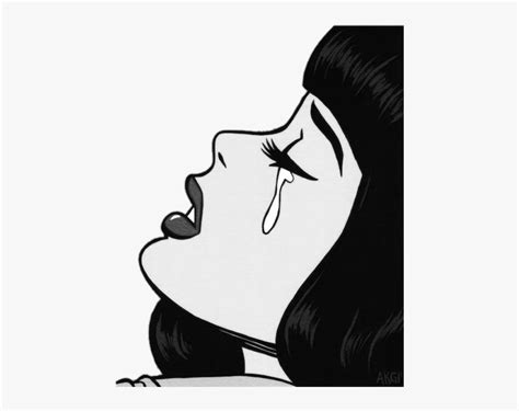 Sad Girl Crying Drawings