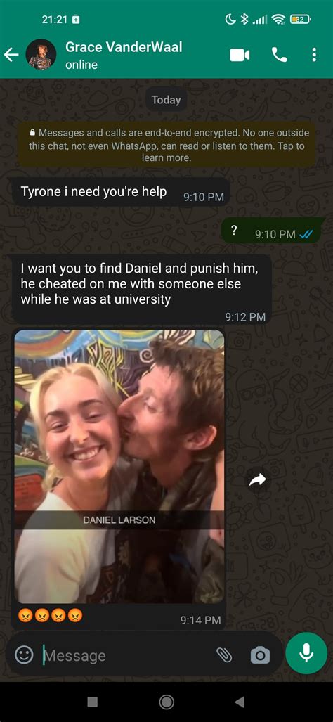 A Message For Daniel Larson From Tyrone Rdaniellarson