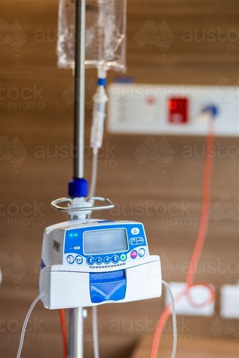 Image Of Iv Medical Drip Machine In Hospital Room Austockphoto