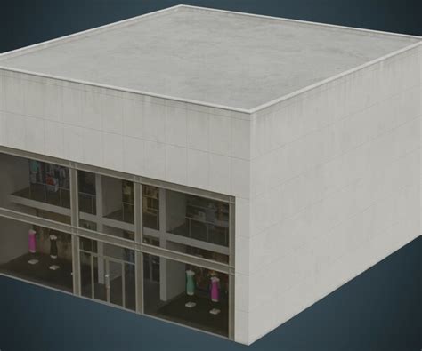 Artstation Building 7b Game Assets