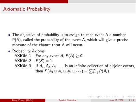 Axiomatic Probability Axioms Properties Examples