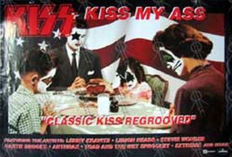 Kiss My Ass Album Promo Poster Rare Records Au