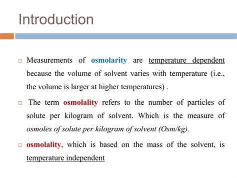 Osmolarity Pptx