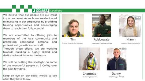J Coffey Group On Linkedin Ourpeople Constructionnews