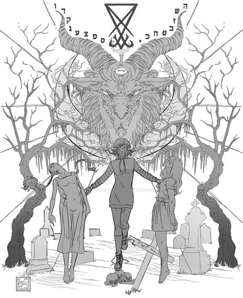 Baphomet Sketch By Claudiabarley On Deviantart