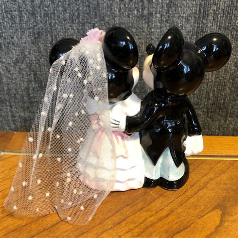 Figurine Mickey Minnie Mariage Disney Mariage Exjux