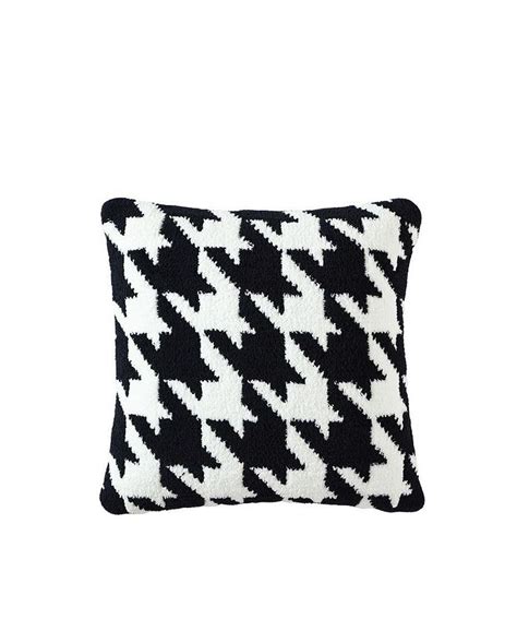 Sunday Citizen Houndstooth Decorative Pillow 20 X 20 Macys