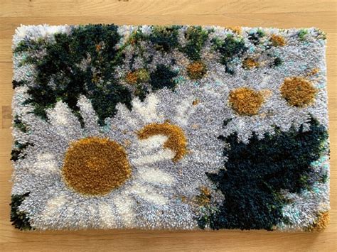 Shady Daisies Latch Hook Rug Pattern Freese Works