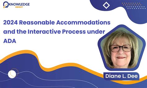 2024 Reasonable Accommodations And The Interactive Process Under Ada