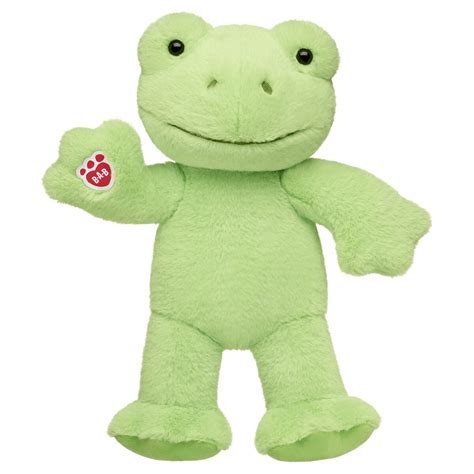 Build A Bear Personalized Embroidered Spring Green Frog Easter Stuffed