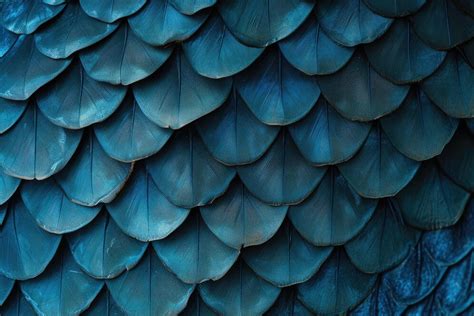 Macro Shot Of Fish Fins Texture Premium Ai Generated Image