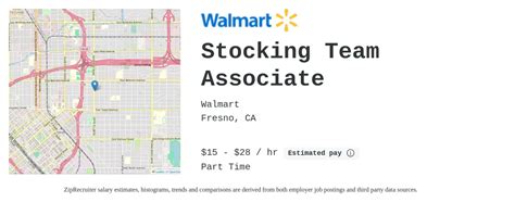 Stocking Team Associate Job In Fresno Ca At Walmart