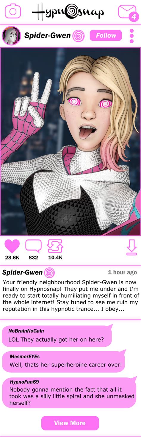 Hypnosnap 1 Spider Gwen Shares A Snap By Saltygauntlet On Deviantart
