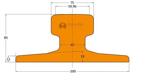 A75 Rail Din536 A75 Crane Rail Supplier From China Glorysteelwork