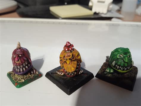 Found Some Old Squig Models Stripped Them Of Paint Just Finished Re