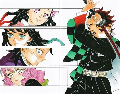 Kimetsu No Yaiba Tanjirou Kamado Nezuko Kamado Muichirou Tokitou
