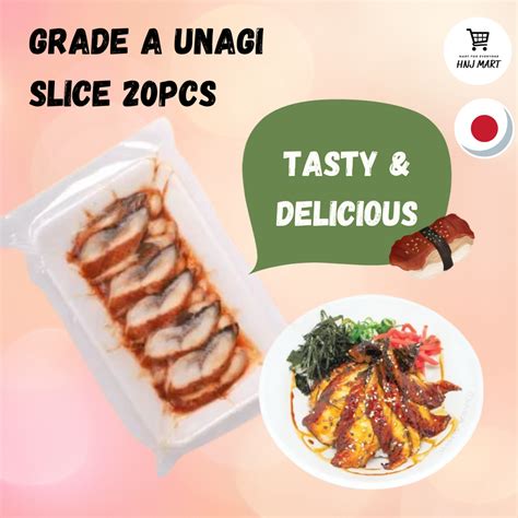 Grade A Unagi Slice 20pcs Hnj Mart