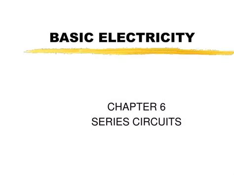 Ppt Basic Electricity Powerpoint Presentation Free Download Id1700100