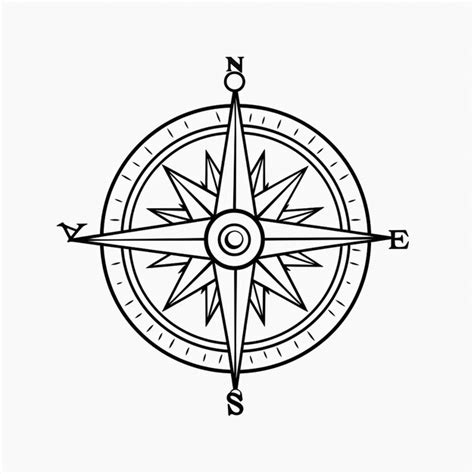 Premium Ai Image Drawing Compass Illustration Cute Coloring Book