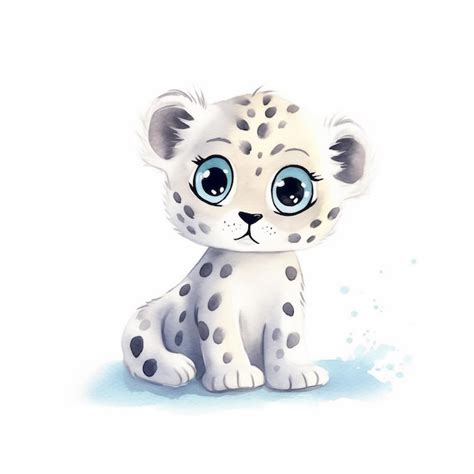 Anime Snow Leopard Drawing