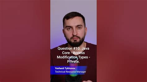 The Private Access Modifier Within An Anonymous Inner Class Java Dev Developer Tech Youtube