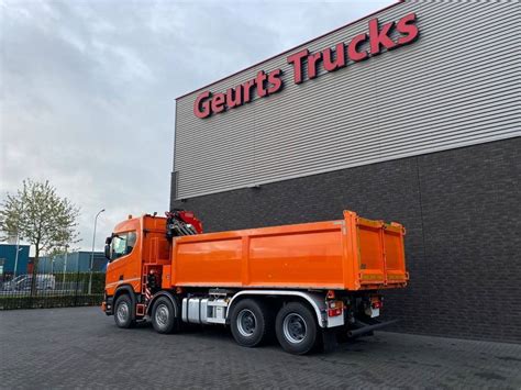 Scania R650 V8 Ngs Xt 8x4 Kipper Fassi F275a225 Kraankrancrane