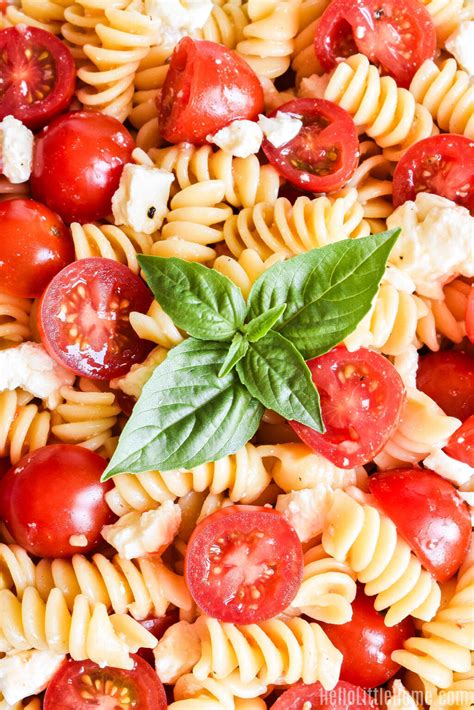 4 Ingredient Pasta Salad Quick Easy Hello Little Home