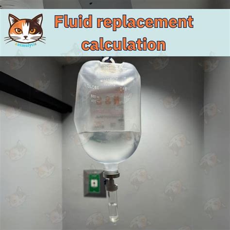 คำนวณการให้น้ำเกลือในสัตว์ Crystalloid Fluid Calculation