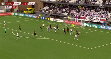 Mbrojtja Në Gjumë Ishujt Faroe Barazon Në Fundin E Pjesës Së Parë Video