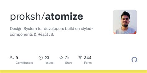 Github Prokshatomize Design System For Developers Build On Styled