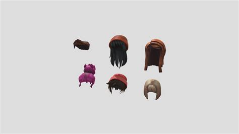Roblox Hair Download Free 3d Model By Ganna Ahmed Animation