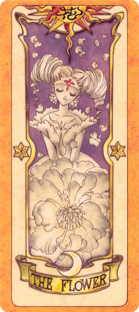 The Flower Clow Card Florokinesis Sailor Moon Tarot Cards Mirror