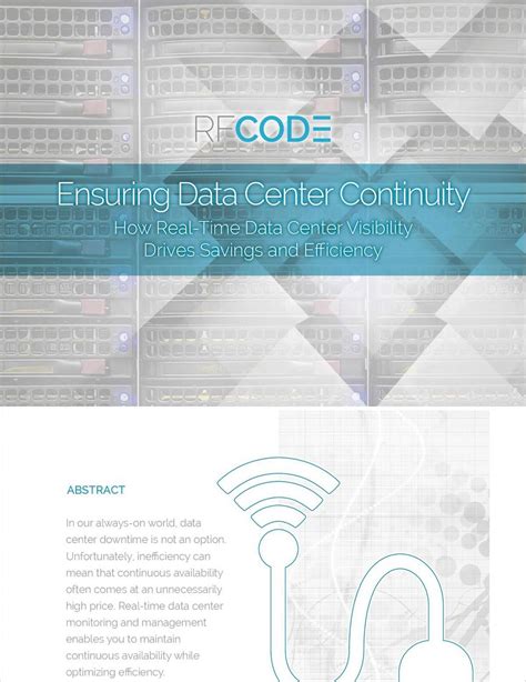 Ensuring Data Center Continuity Free White Paper