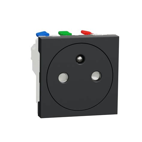 Nu305254 Schneider Electric Schneider Electric Anthracite 1 Gang Plug
