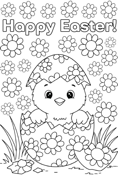 Cute Easter Coloring Pages To Print 2025