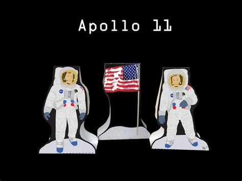 Apollo 11 Paper Toy Model And Educational Playset Etsy
