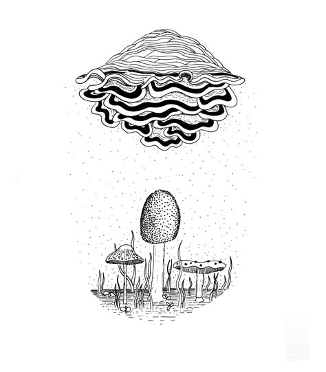 Mushroom Female And Male Yoni Lingam Artfoz