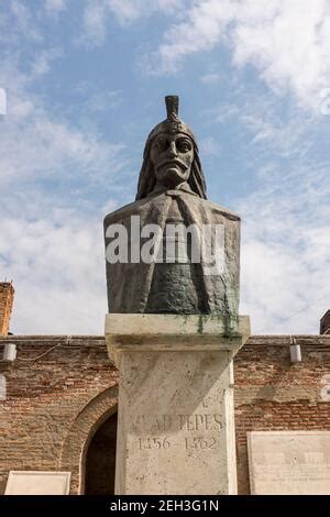 Statue Of Vlad Ţepeş Also Known As Vlad The Impaler Or Vlad Dracula