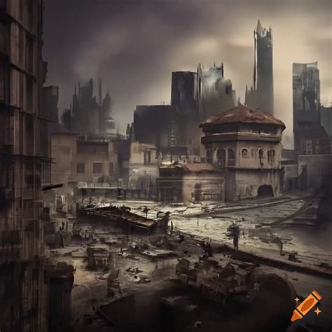 Apocalyptic City Skyline